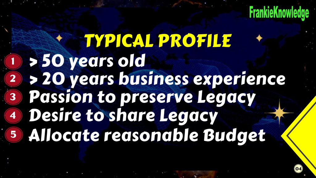 The 4 Months Legacy Master Planning Project | Frankie Knowledge